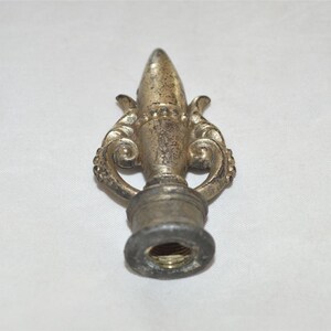 Art Deco Finial Vintage Brass Sleek and Strangely Sexy Warm Silvery ...
