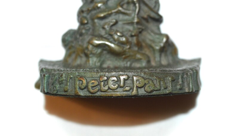 Peter Pan and Friends Bookends PAIR Cast Iron Vintage - Etsy
