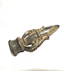 Art Deco Finial Vintage Brass Sleek and Strangely Sexy Warm Silvery ...