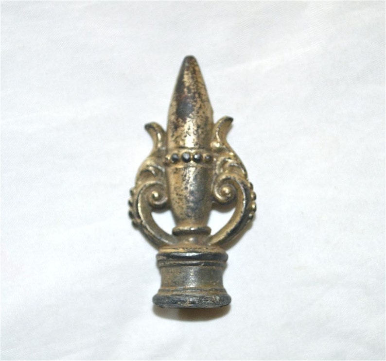 Art Deco Finial Vintage Brass Sleek and Strangely Sexy Warm - Etsy
