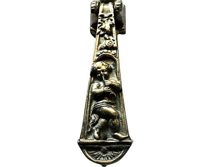 Satyr Pan or Cupid Door Knocker Vintage Tall Handsome - Etsy
