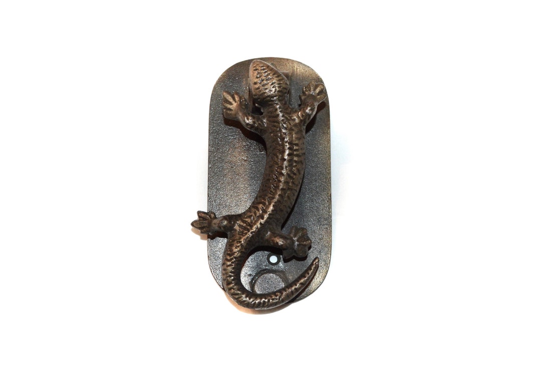 Lizard Door Knocker Vintage Cast Iron - Etsy