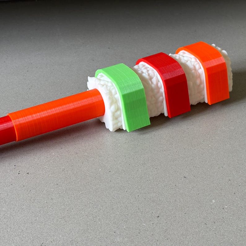 Collapsible Sushi Sword STL | Print-in-place Extendable Fidget Toy ...