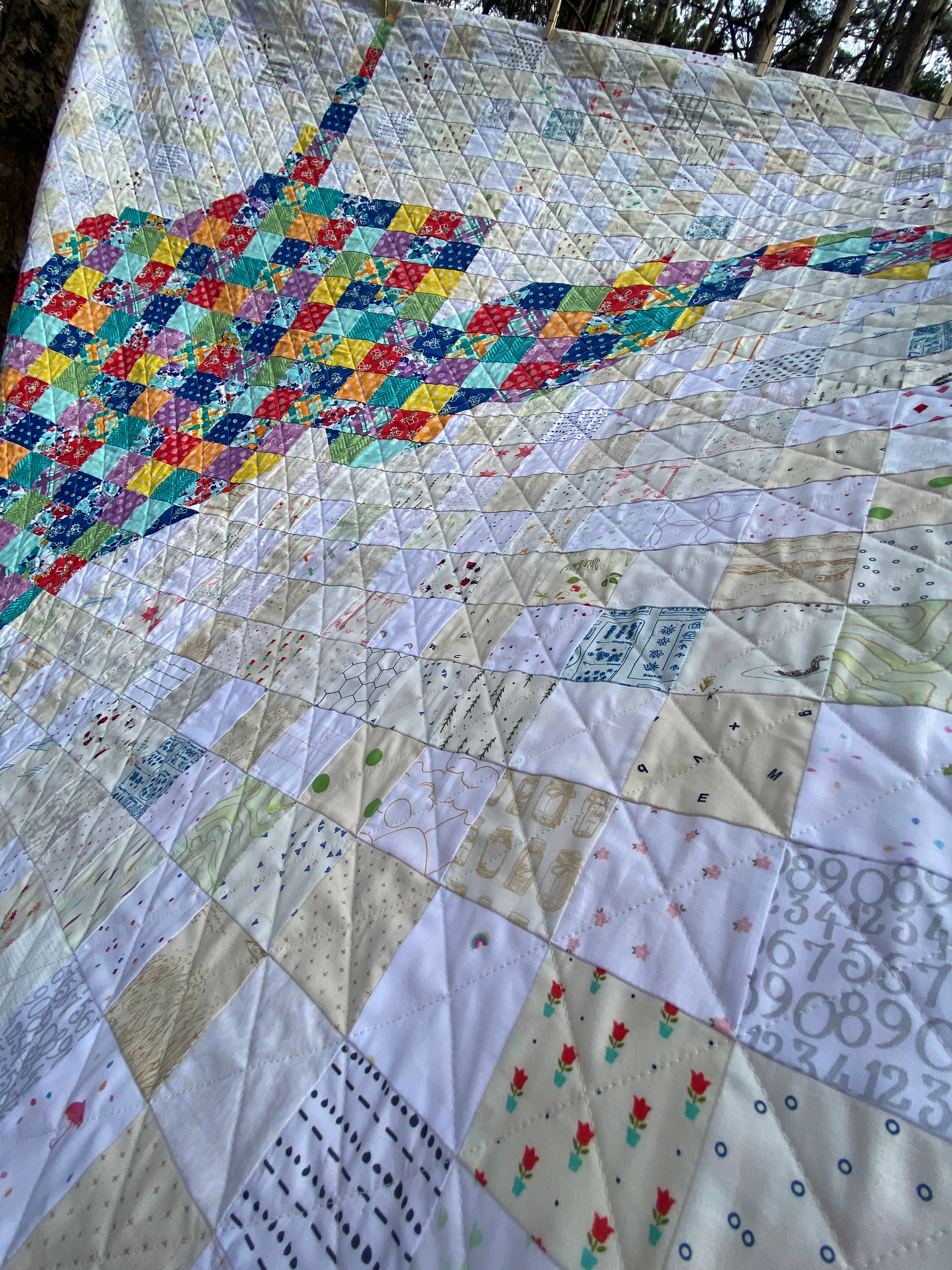 Paper Pattern West Virginia A Pixelated Quilt West - Etsy