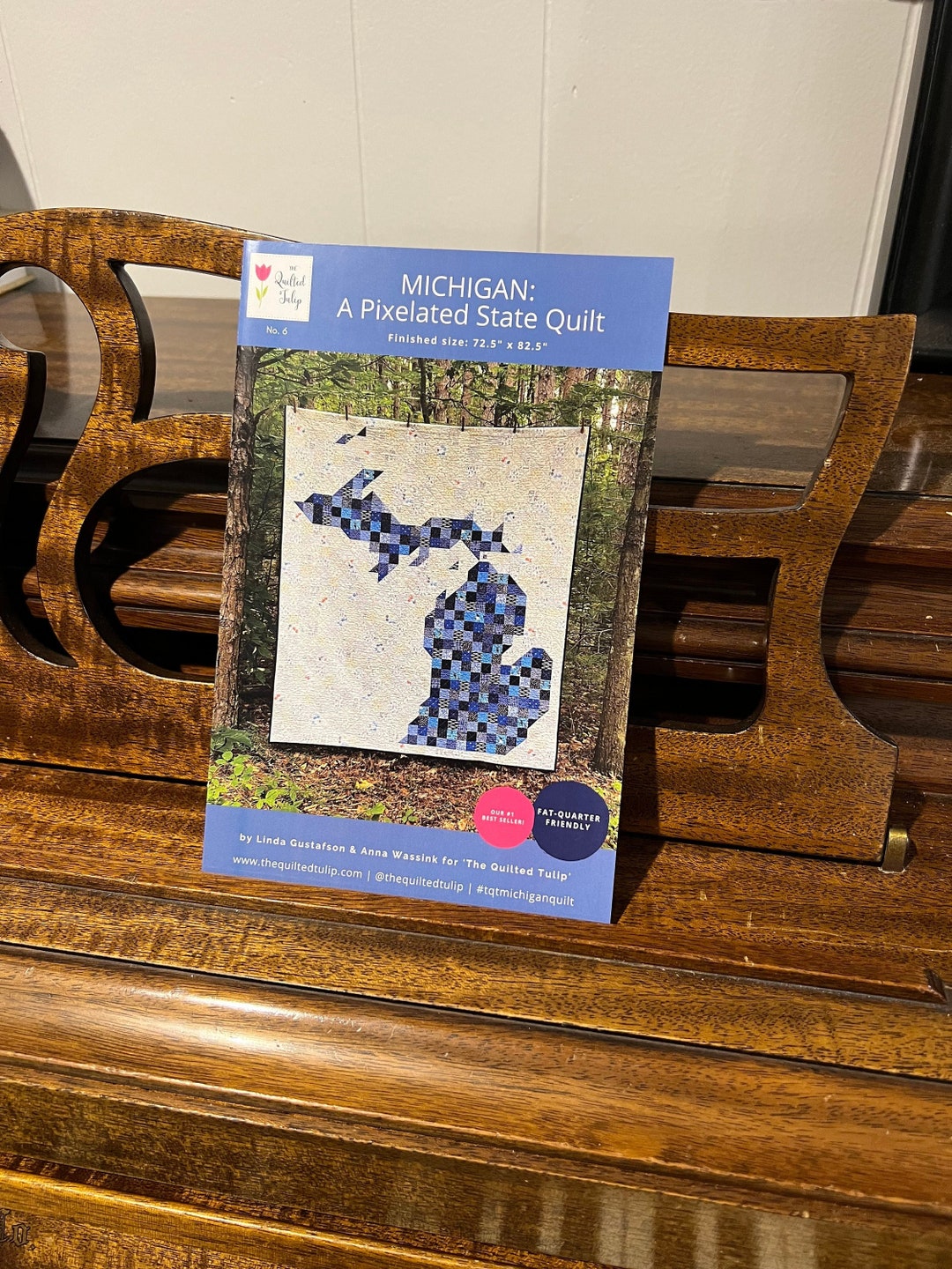 Michigan - PAPER PATTERN - A Pixelated Quilt - Great Lakes State ...