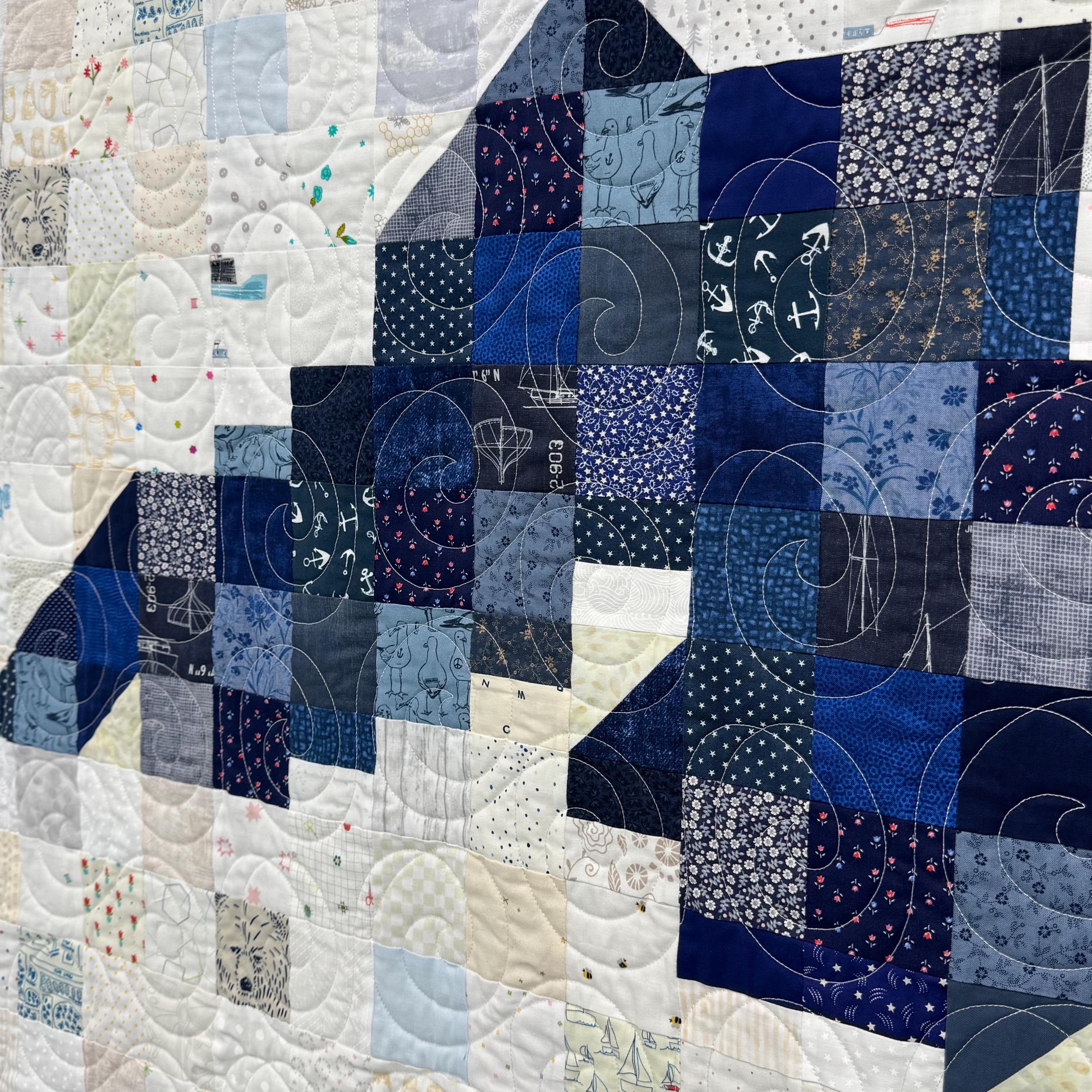 Great Lakes - PDF PATTERN - A Pixelated Quilt - Michigan Huron Erie ...