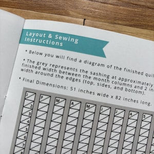 Temperature Quilt - PDF PATTERN - Temperature Quilt Pattern by the ...