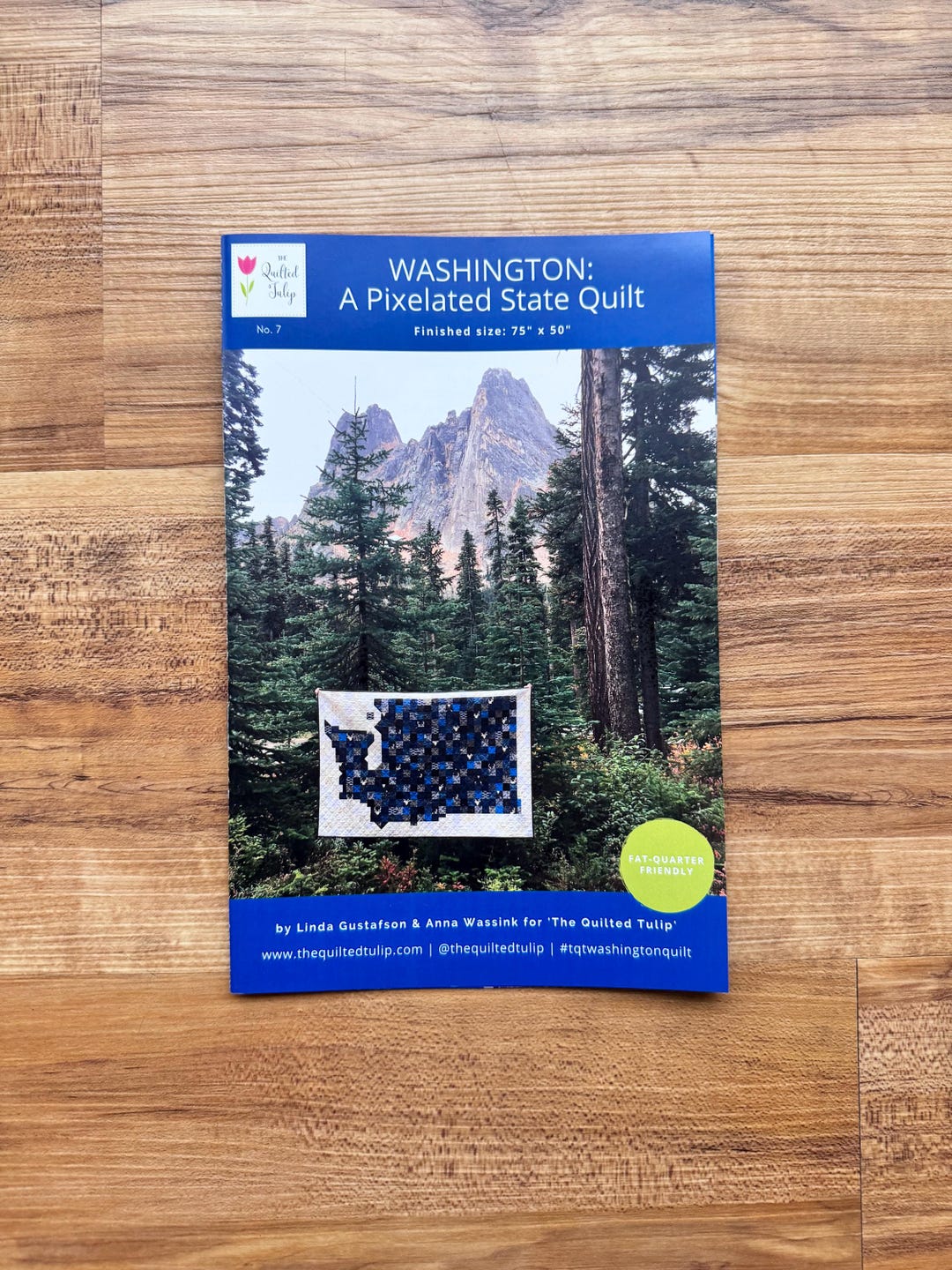 Washington - PAPER PATTERN - A Pixelated Quilt - Pacific Northwest ...