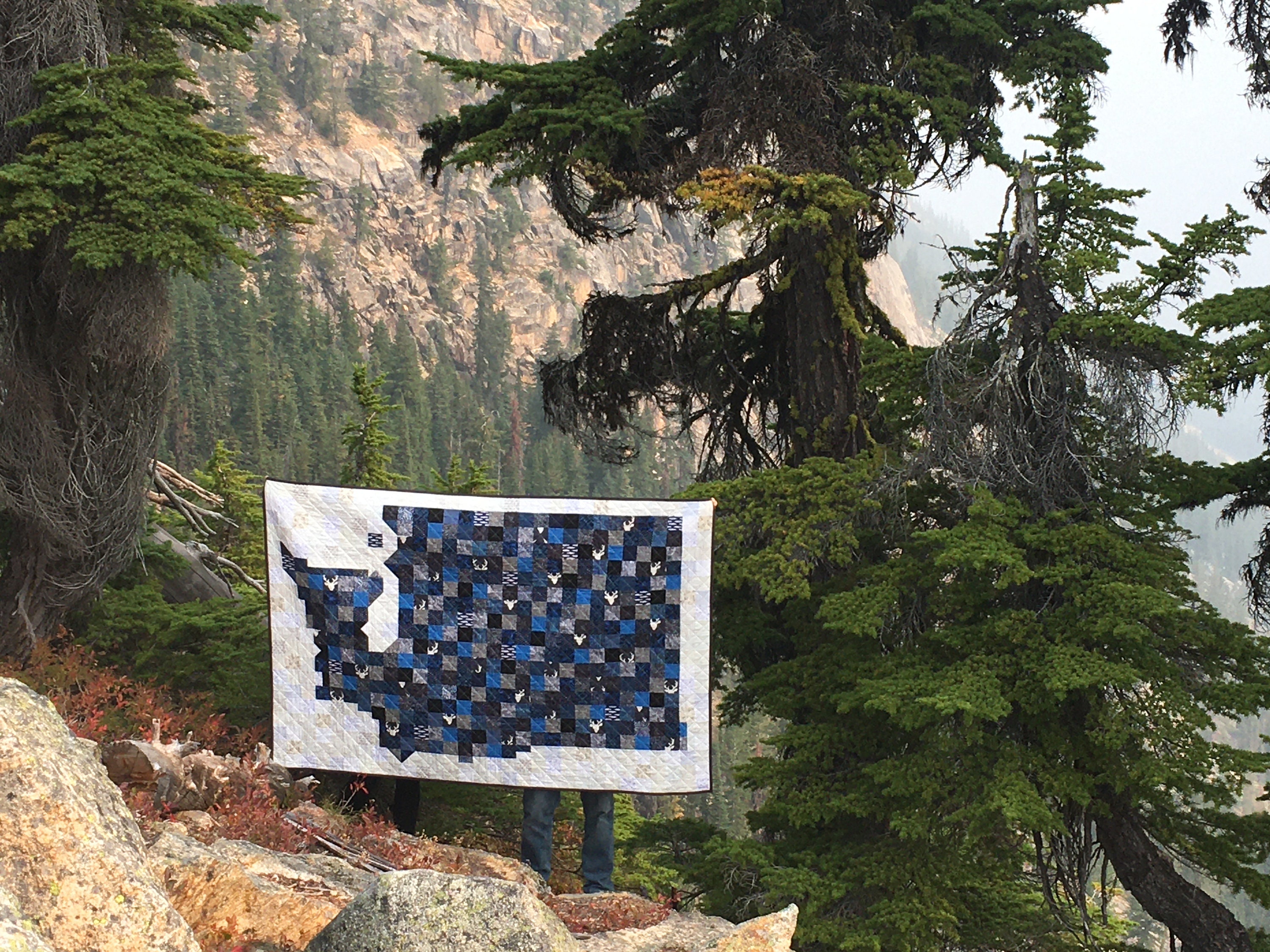 PDF Pattern Washington A Pixelated Quilt Pacific - Etsy UK