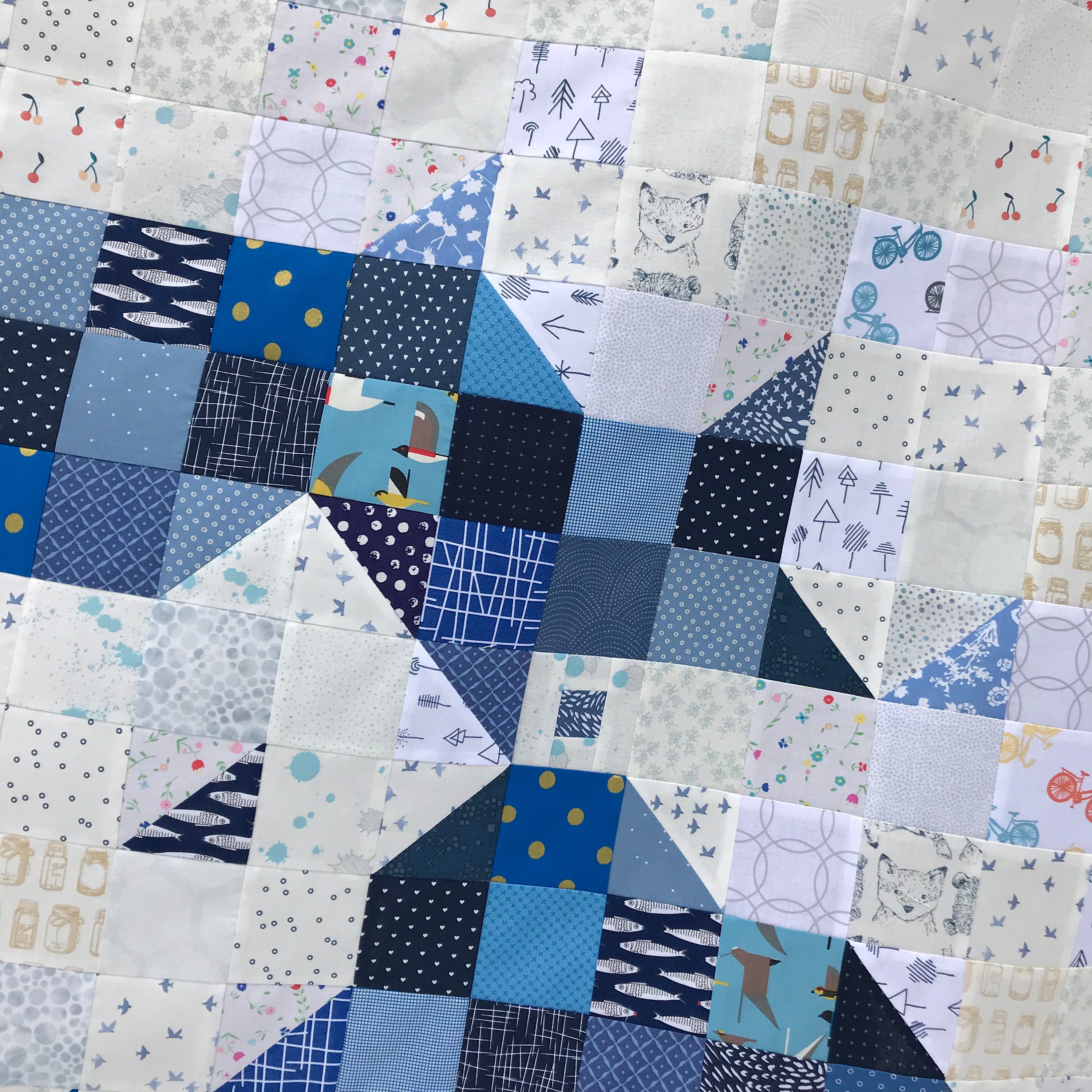 Michigan - PDF PATTERN - A Pixelated State Quilt - Holland Grand Rapids ...