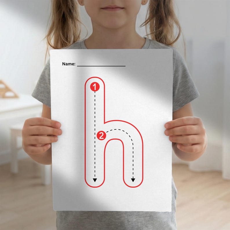 Practice and Trace Uppercase, Lowercase Letters, and Numbers 0-9 ...