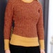 Tweed Stitch Sweater Knitting Pattern (PDF File) - Etsy