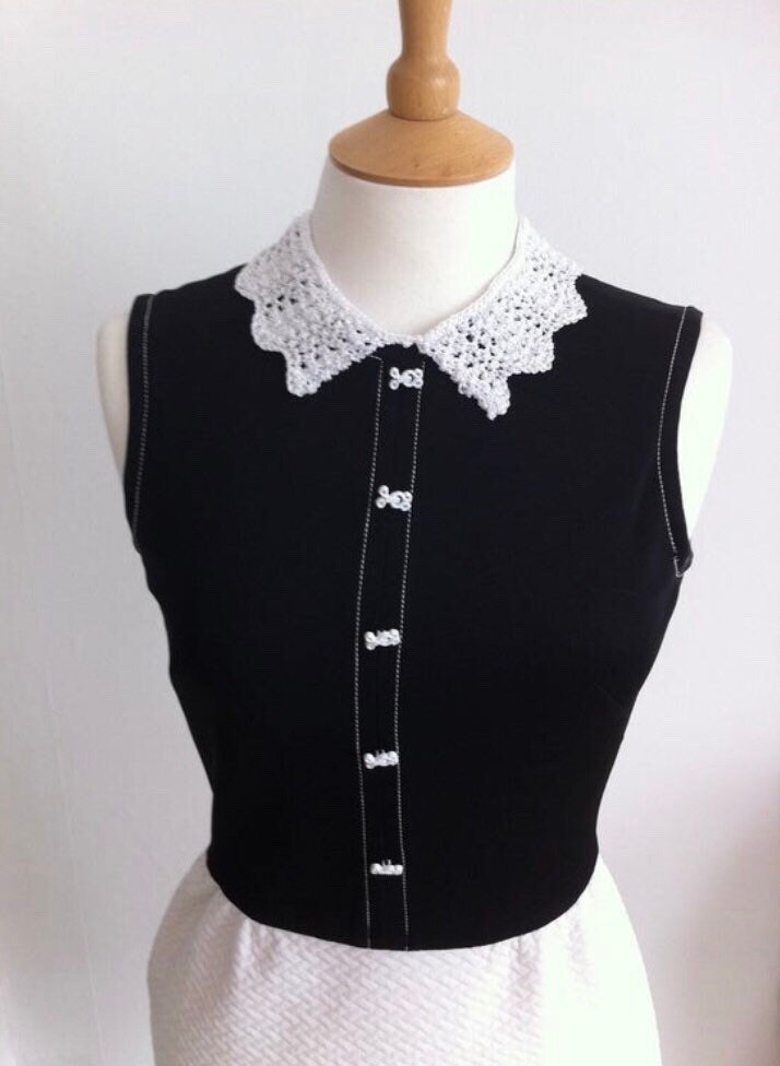 Lacy Detachable Collar Knitting Pattern (PDF File) - Etsy
