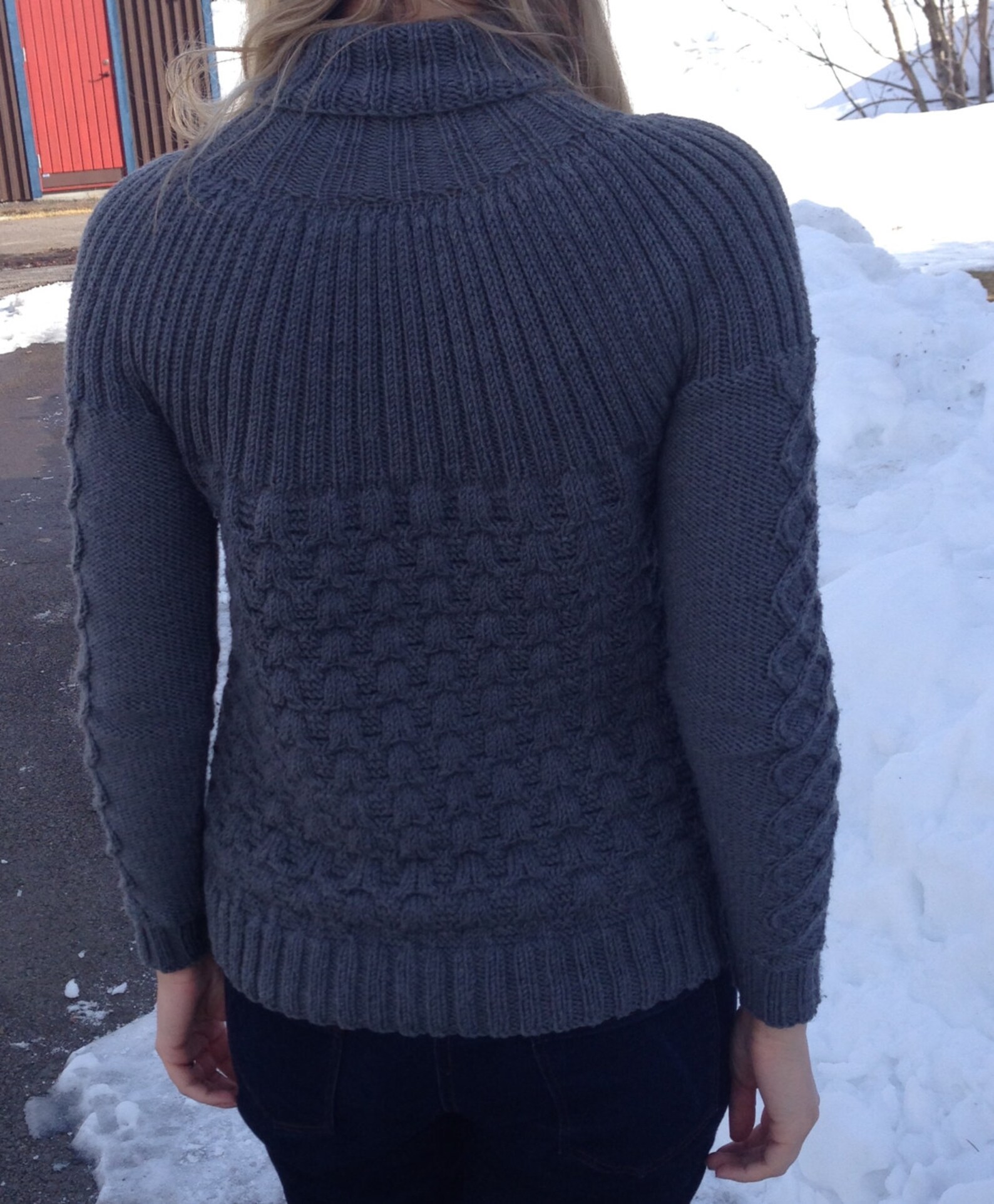 Textured Yoke Top Knitting Pattern (PDF File) - Etsy