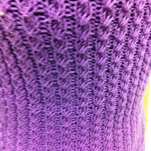 Mini-cable Dress Knitting Pattern (PDF File) - Etsy