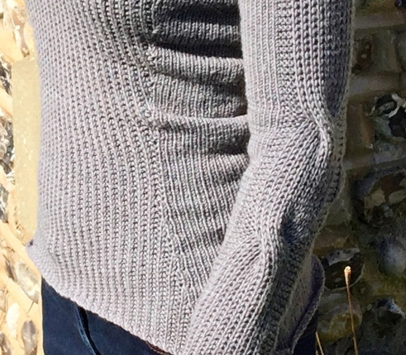 Tailored Rib Sweater Knitting Pattern (PDF File) - Etsy