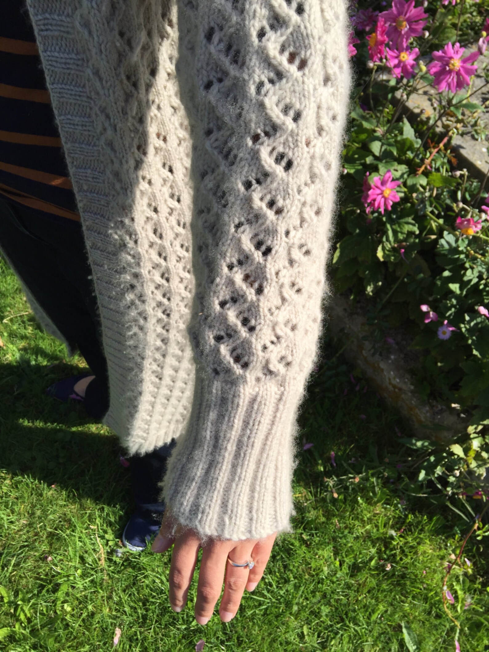 Zigzag Eyelet Cardigan Knitting Pattern (PDF File) - Etsy