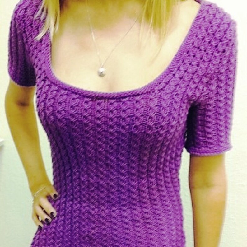 Mini-cable Dress Knitting Pattern (PDF File) - Etsy