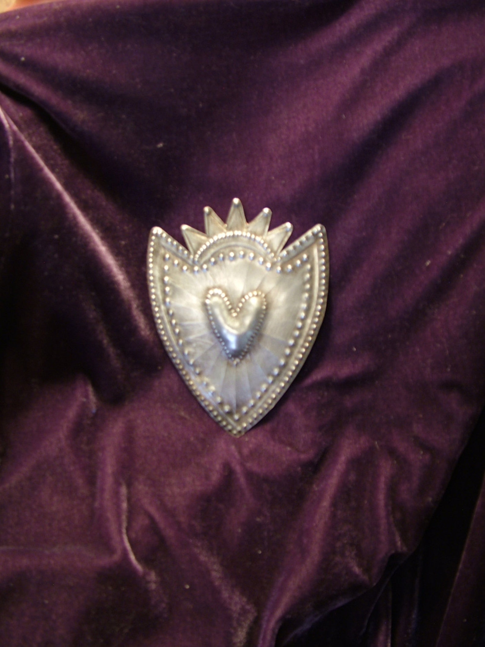 Tin H E A R T Shield - Etsy