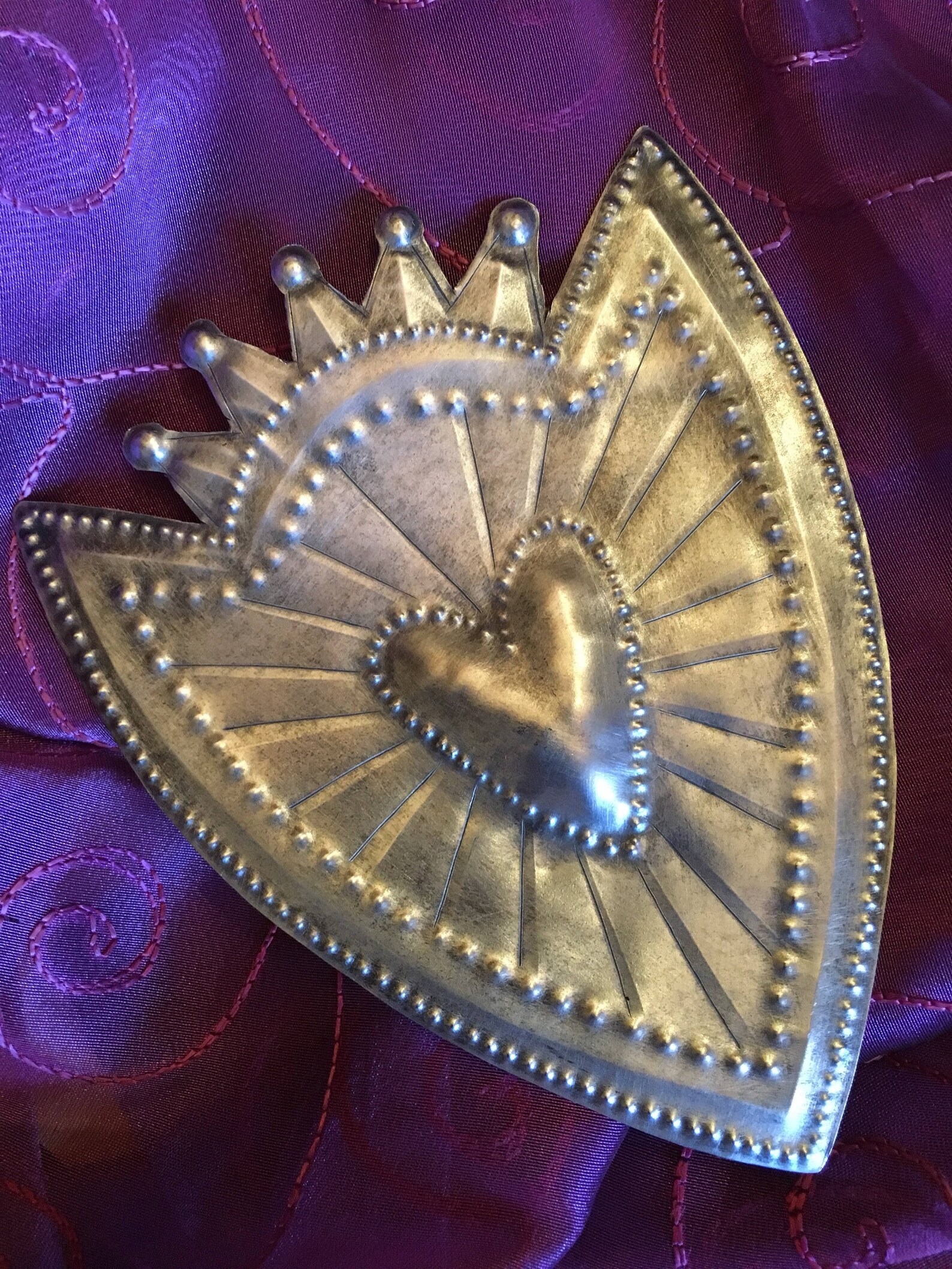 Tin H E A R T Shield - Etsy