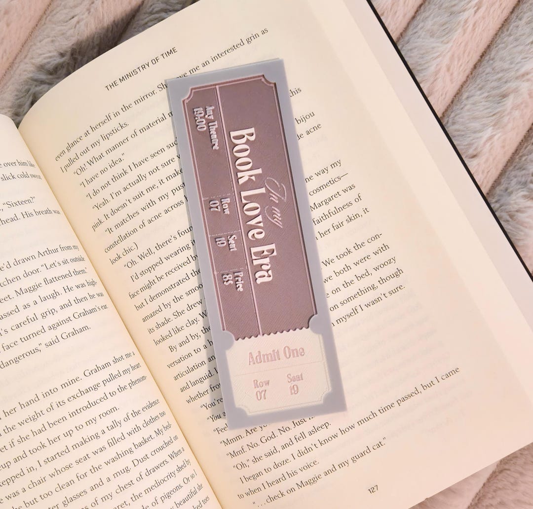 Book Love Era Bookmark - 3D Printed Bookmarks | Bookish Girlies - Etsy ...
