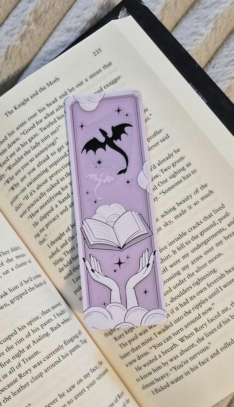 Dragon Fantasy Bookmark - 3D Printed Bookmarks | Book Girlies | Dragon ...