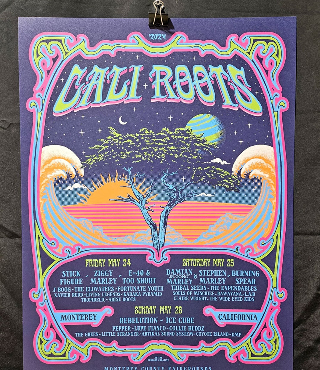 CALI ROOTS FEST Artist Prints - Etsy