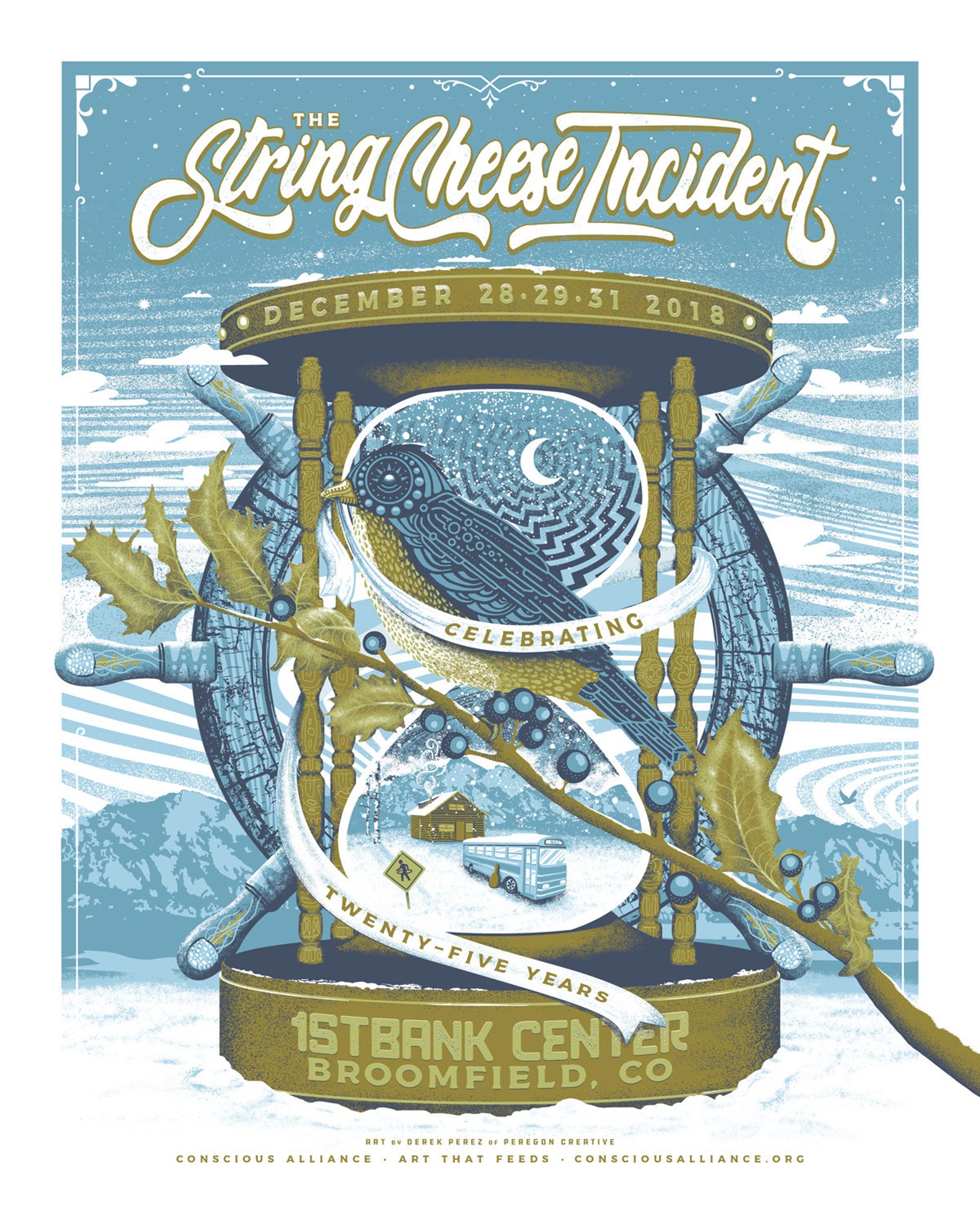 The String Cheese Incident New Year's Eve 2018 Poster - Etsy