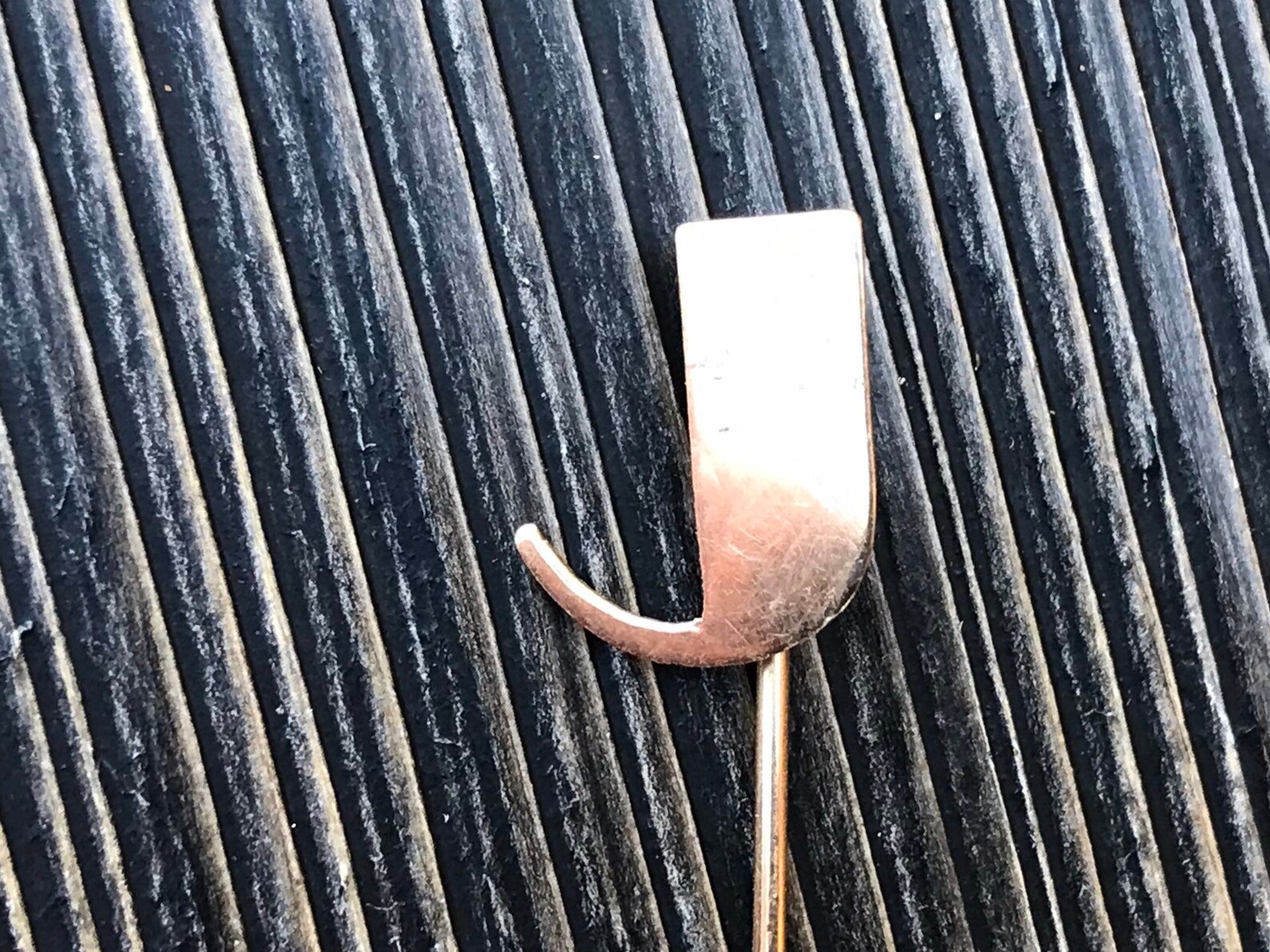 Vintage Stick Pin 14K Letter J Initial Pin Hat Lapel Jewelry | Etsy