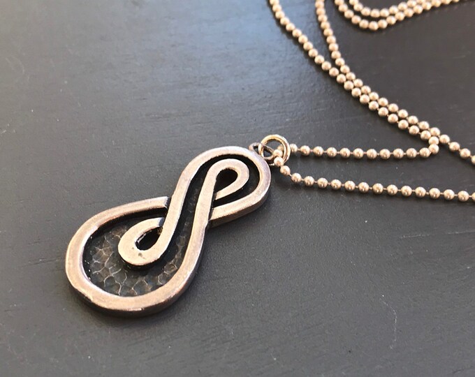 Sterling Silver Infinity Symbol Figure 8 Pendant Vintage Fine Jewelry ...
