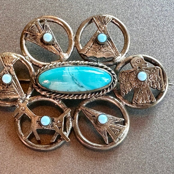 Native American Pin - Etsy