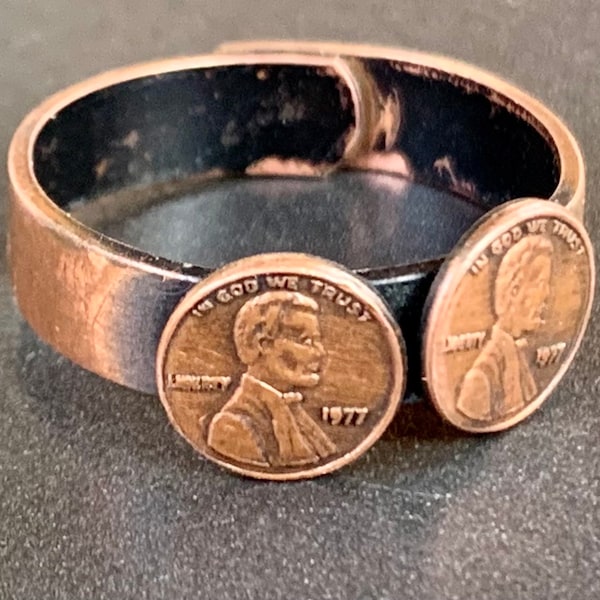 Penny Ring - Etsy