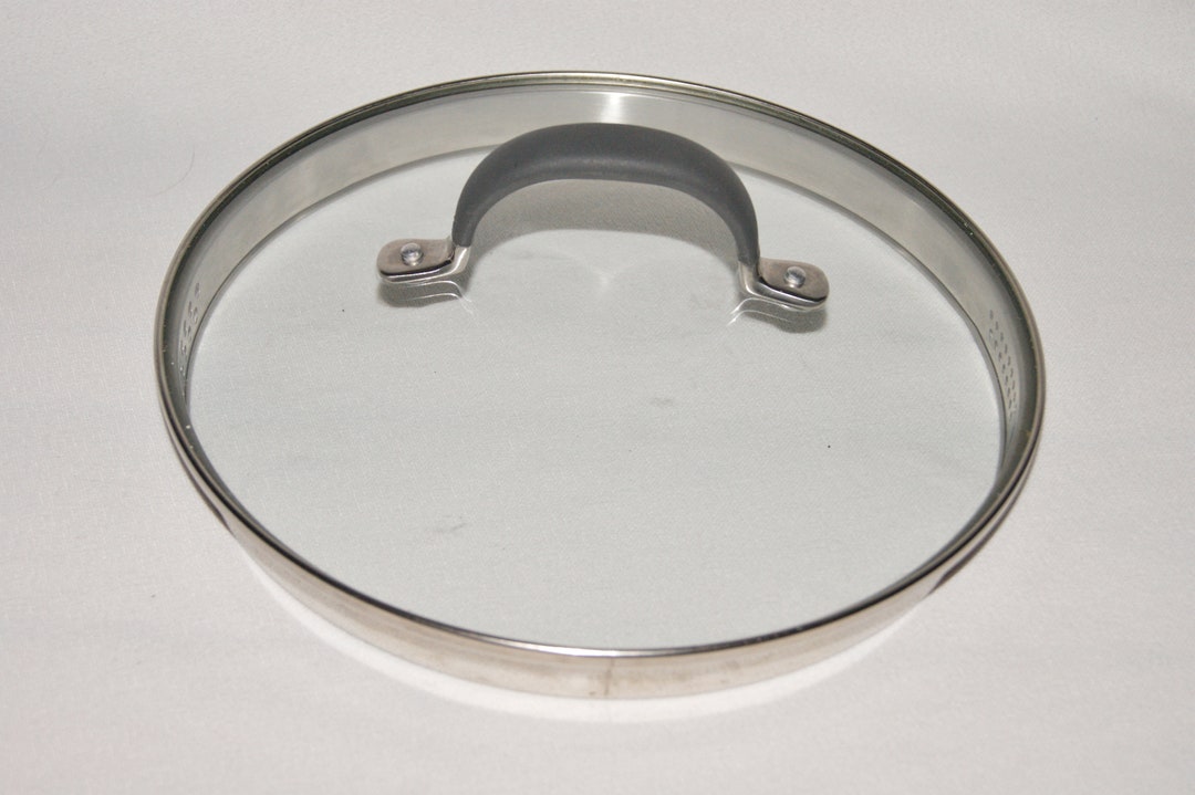 Replacement Glass Lid for Slow Cooker - Stainless Steel Rim - Black ...