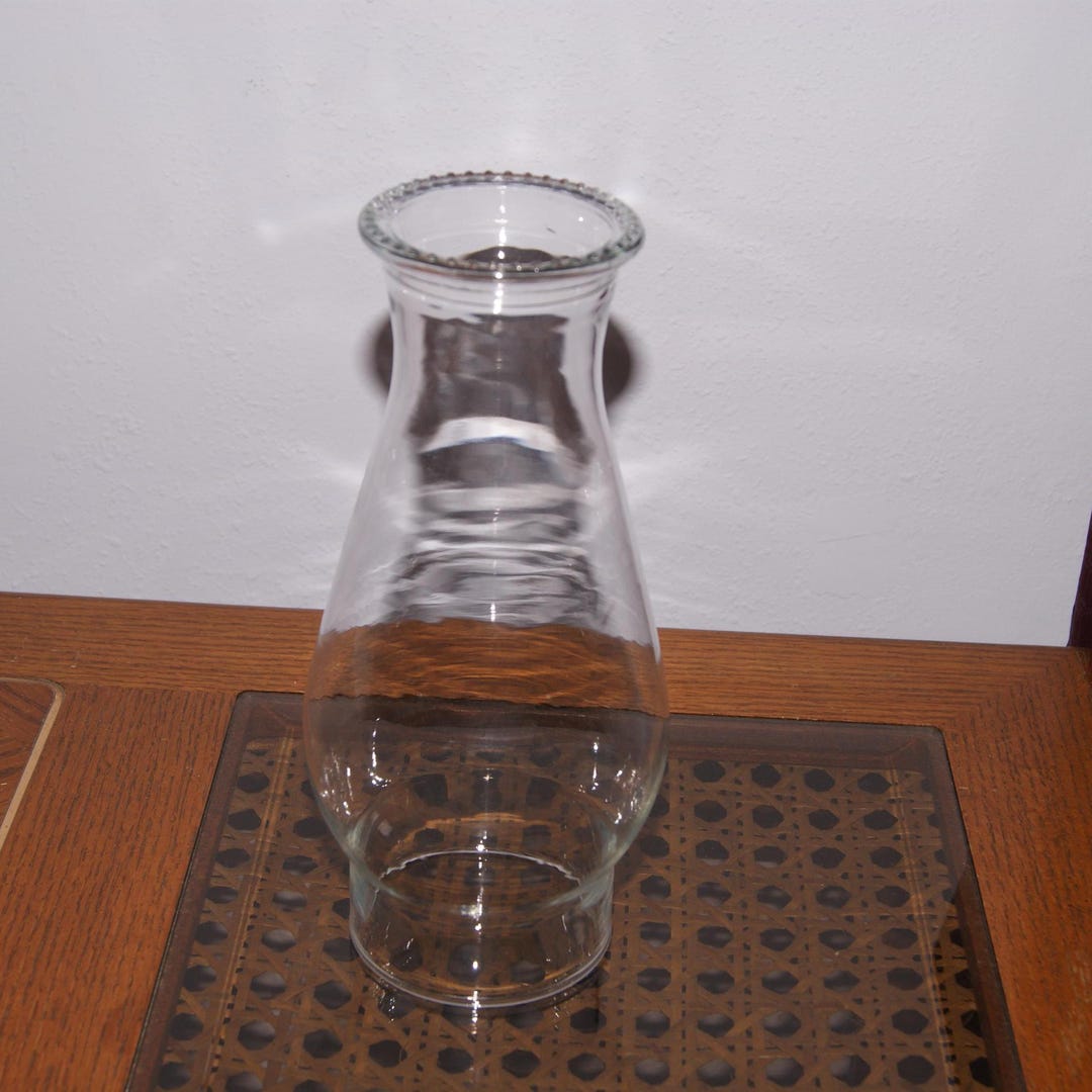 Replacement Glass Chimney - for Oil Lamp Lantern or Gone With the Wind ...