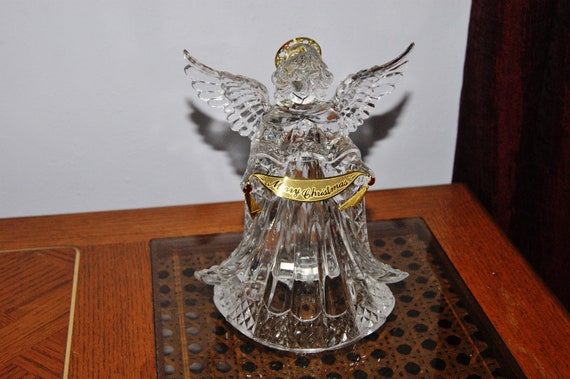 8 Clear Acrylic Angel Figurine or Tree Topper With - Etsy