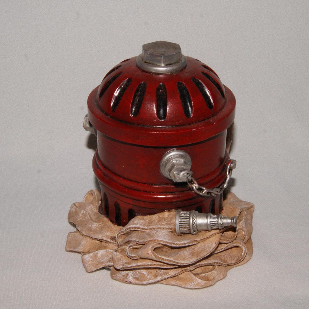 1998 Vanmark Fire Hydrant Bank Red Hats of Courage FM88078 - Etsy