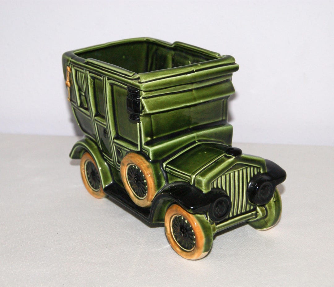 Ceramic Car Planter by Rubens Originals - Made in Japan - Etsy