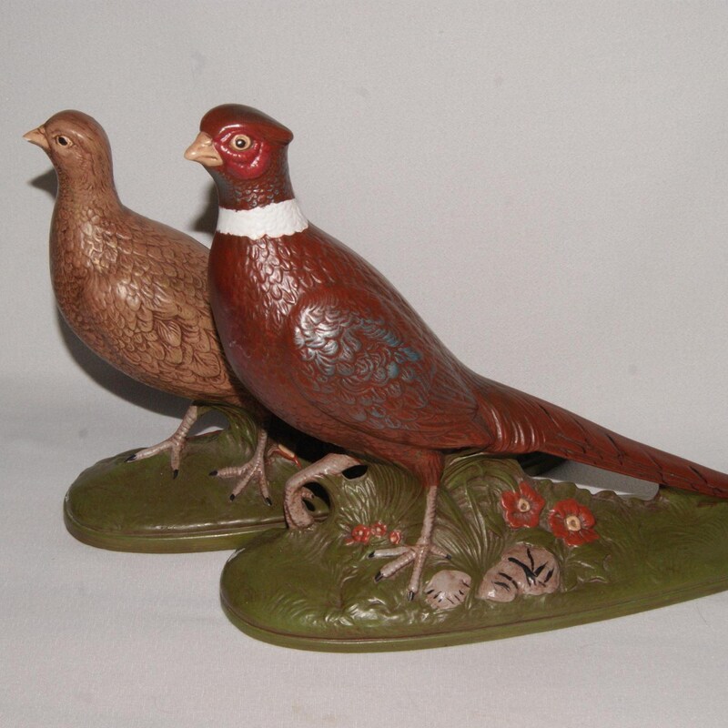 Ceramic Pheasant Figurine - Etsy