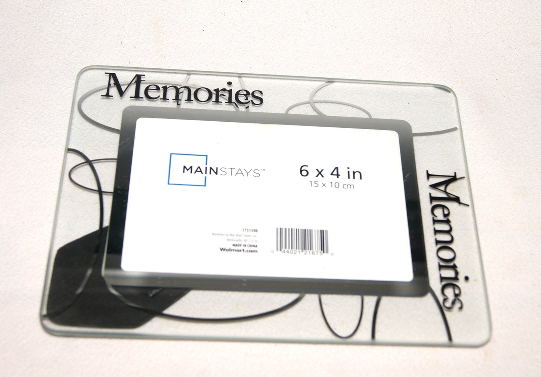 NEW "memories" Stand up Picture Photo Frame - Holds 6" X 4" Photo - Etsy