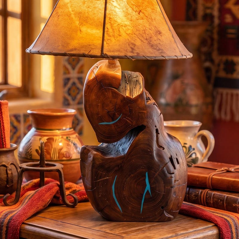 Rustic Southwestern Lamps - Etsy