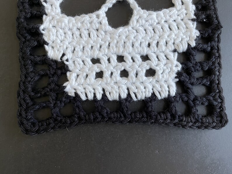 Skull Filet Square Crochet Pattern pattern Only - Etsy