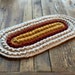 The Cable Stitch Crochet Oval Rug digital Only - Etsy