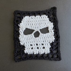 Skull Filet Square Crochet Pattern ***pattern Only*** - Etsy