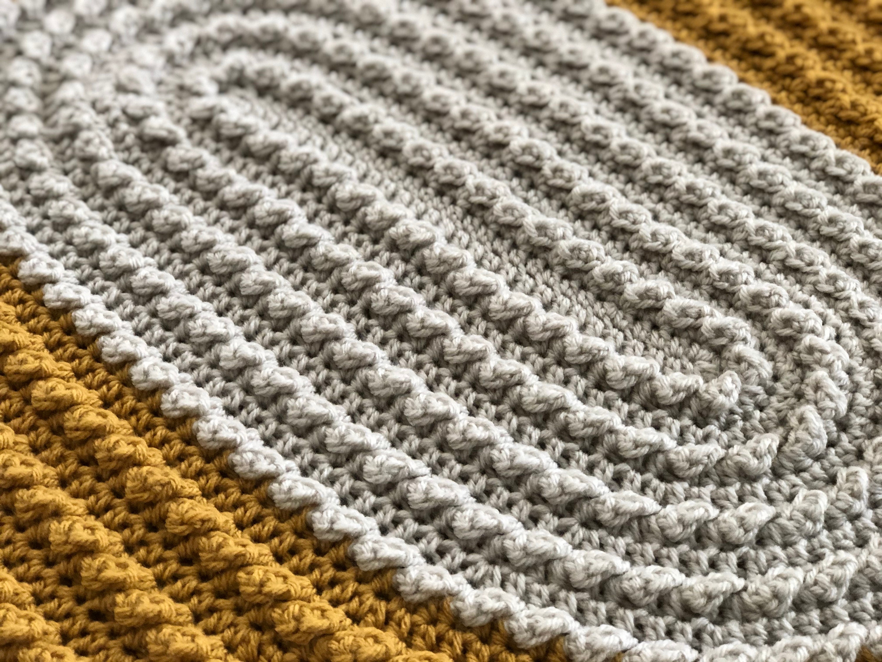 The Cable Stitch Crochet Oval Rug ***digital Only*** - Etsy