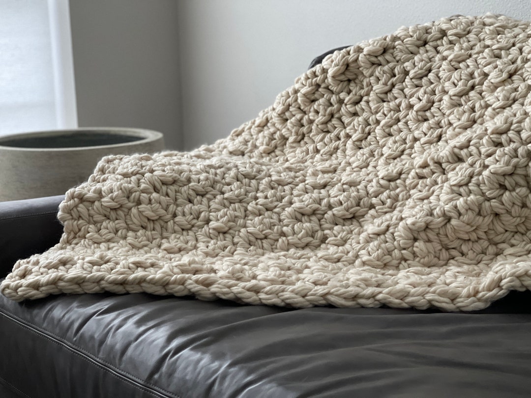 Jumbo Blanket - EASY CROCHET PATTERN [bear Hug Jumbo Blanket] - Etsy