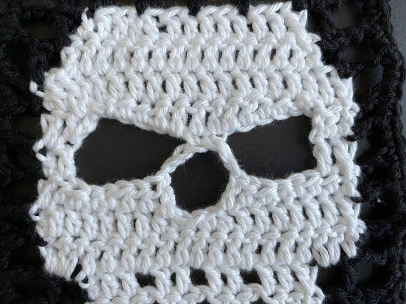 Skull Filet Square Crochet Pattern pattern Only - Etsy