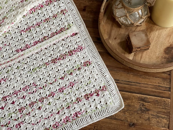 The Bloom Blanket Crochet Pattern pattern Only - Etsy