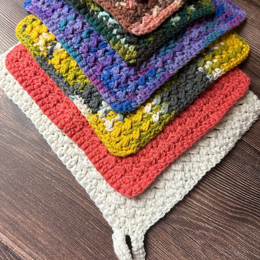 Crochet Washcloth [EASY BEGINNER PATTERN] - Etsy