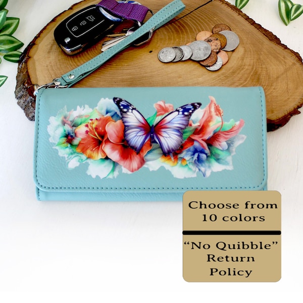 Butterfly Wallet - Etsy