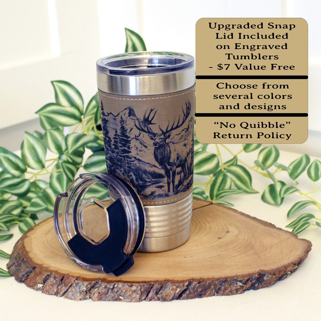 Personalized Elk Hunting Tumbler, Engraved Elk Hunting Gift, Mountain ...